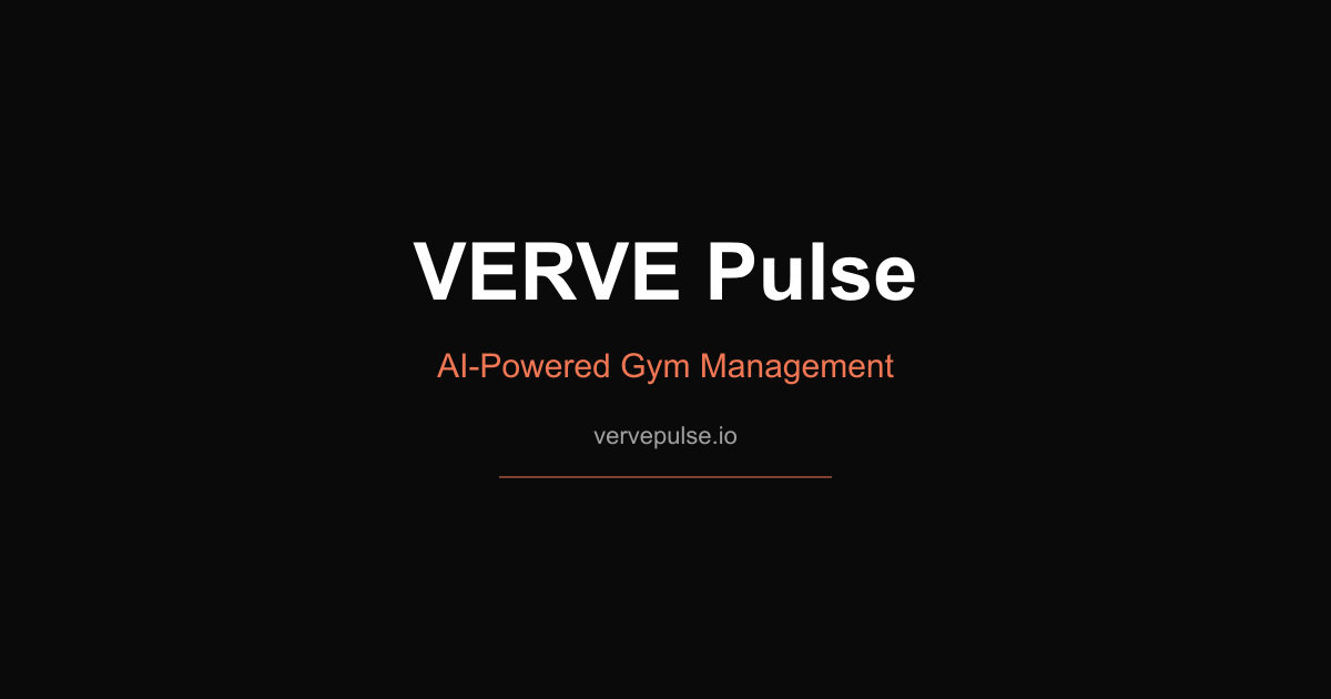 The State of Gym Operations 2026 — Industry Benchmarks & Data | VERVE Pulse